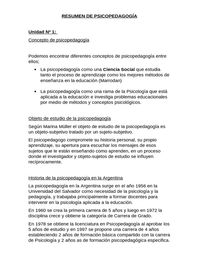 Introduccion A La Psicopedagogia | PDF | Aprendizaje | Evaluación