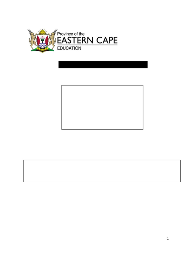 Grade 1 Term 2 EFAL Assessment Task | PDF