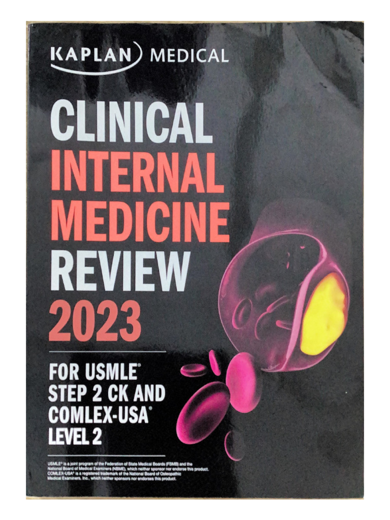 Clinical Internal Medicine Review 2023 For Usmle Step 2 CK and Complex ...