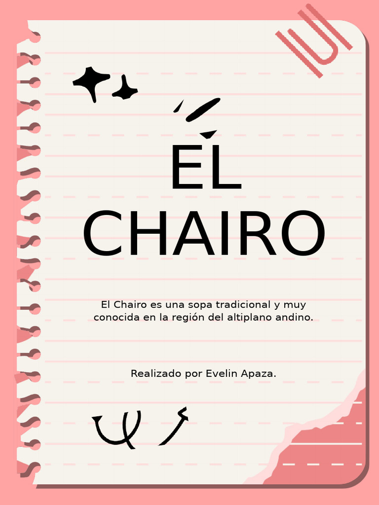 Receta Tradicional de Chairo Andino | PDF