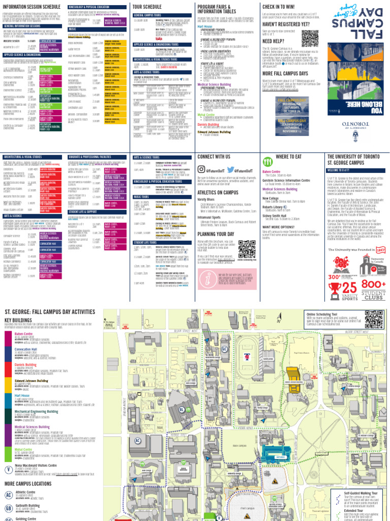 Fall Campus Day Map and Brochure | PDF