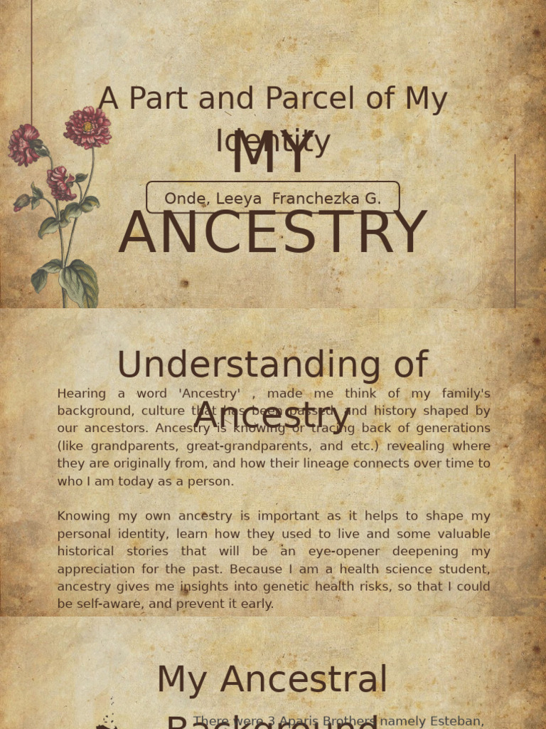 Tracing My Aparis Ancestry and Heritage | PDF