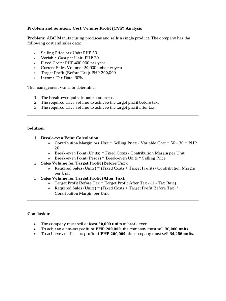 Problem And Solution Pdf