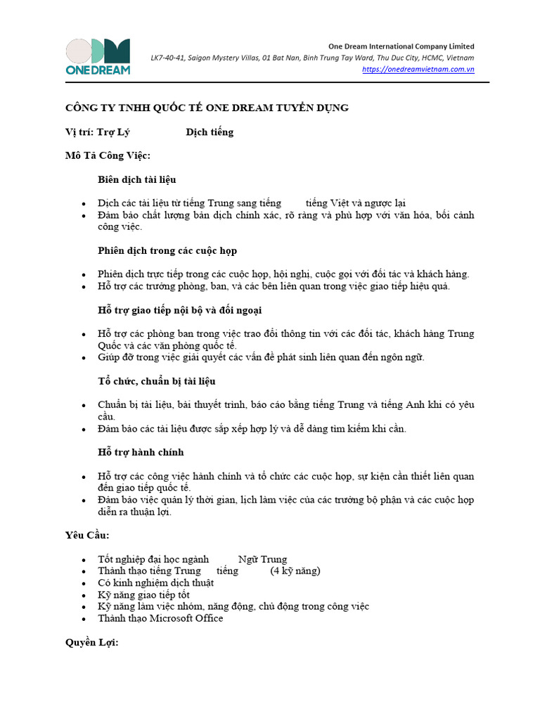 Interpreter JD | PDF