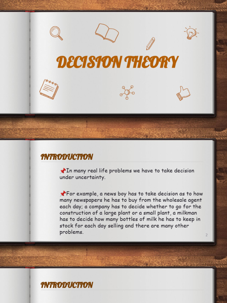Decision Making Under Uncertainty Guide Pdf Decision Making