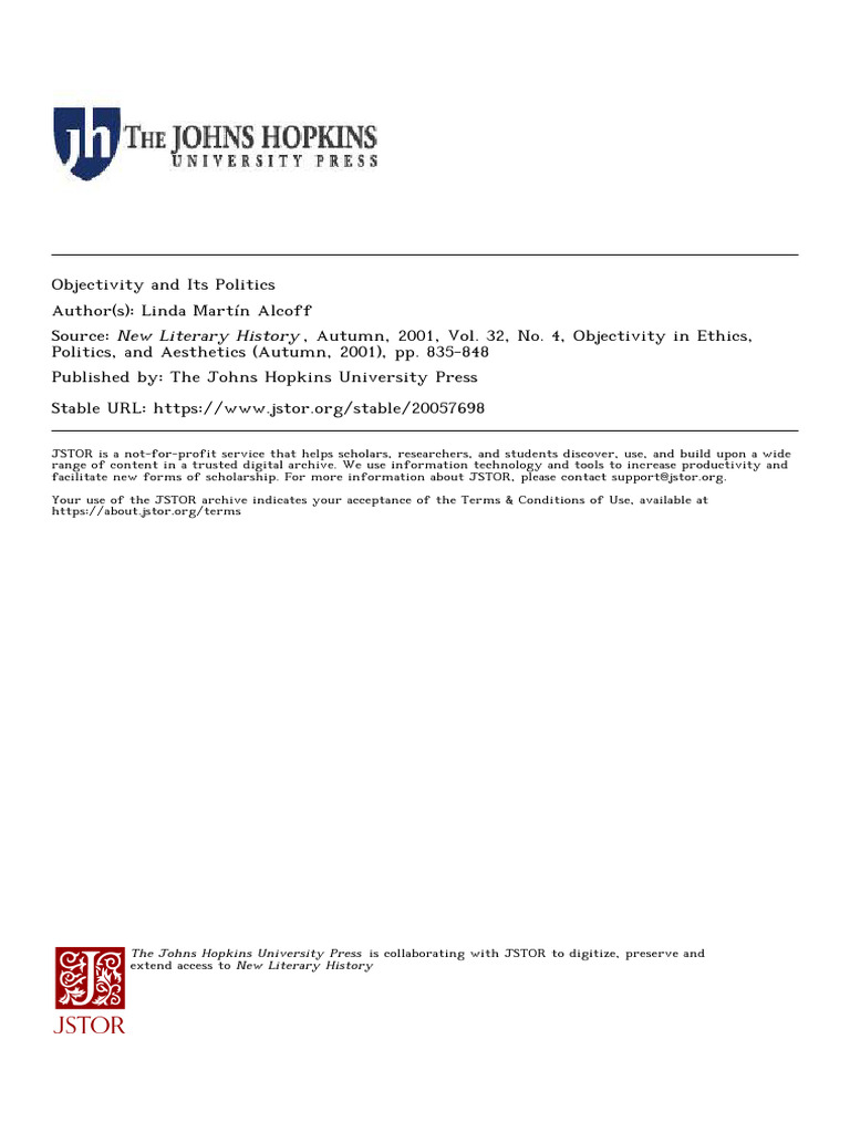 Objectivity and Its Politics | PDF | Epistemology | Knowledge
