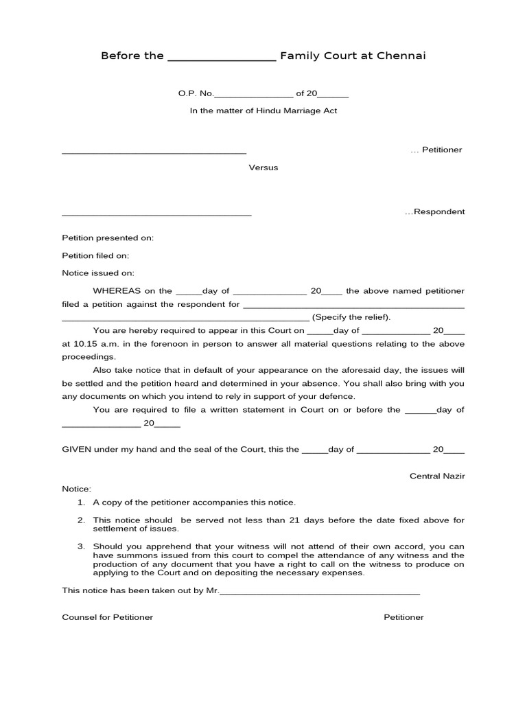 Famil Court | PDF