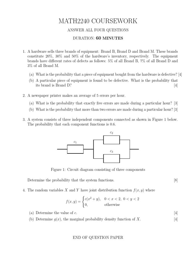 Math 2240 - Midterm and Solutions (Chemical) | PDF | Probability | Statistical Theory
