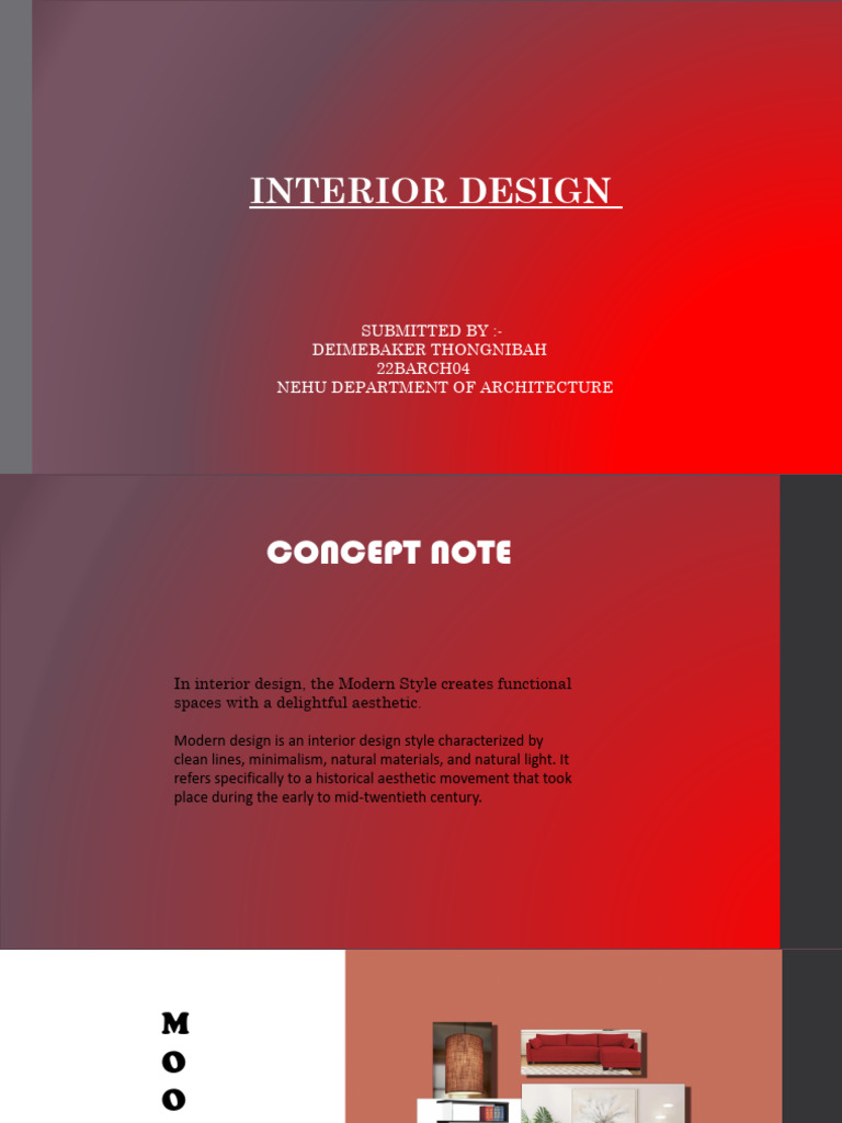 Modern Interior Design Concepts | PDF