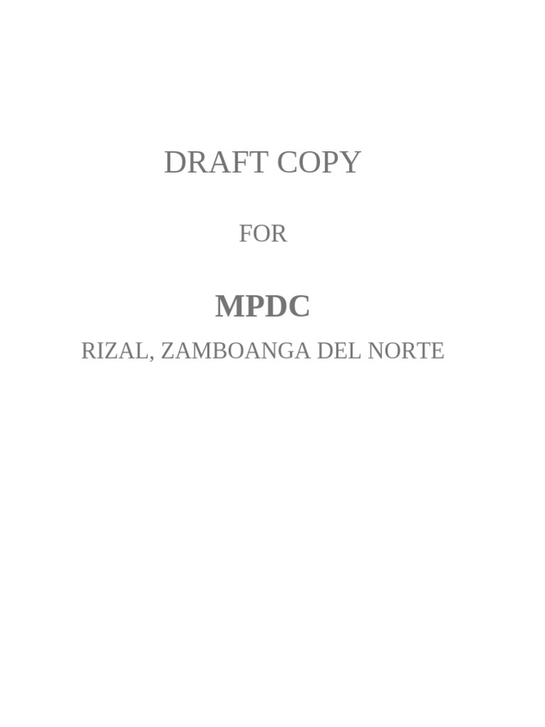 Rizal CDRA Draft | PDF | Disaster Risk Reduction | Risk
