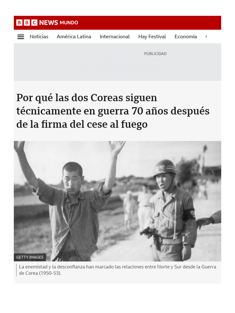 Guerra de Corea - Por Qué El Norte y El Sur Siguen Técnicamente en ...