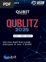 IICPC Quantfest-2025 Brochure | PDF | Advertising