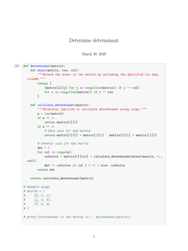 Determine Determinant-2 | PDF | Interval (Mathematics) | Determinant