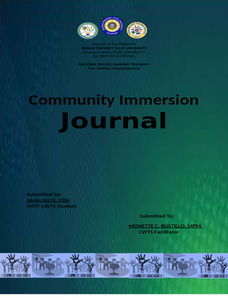 Community Immersion Journal | PDF