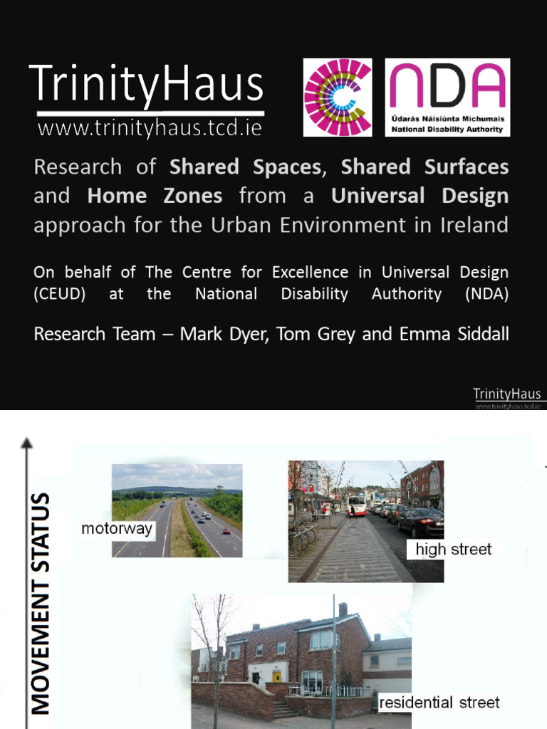 UD Shared Space Design Findings 19 06 13 | PDF | Transport | Road Transport
