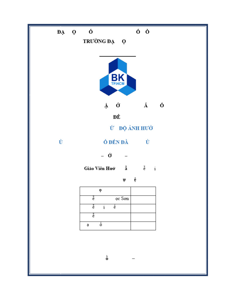 BTL - XSTK - Nhóm 31 - Khoa CK - L15 | PDF