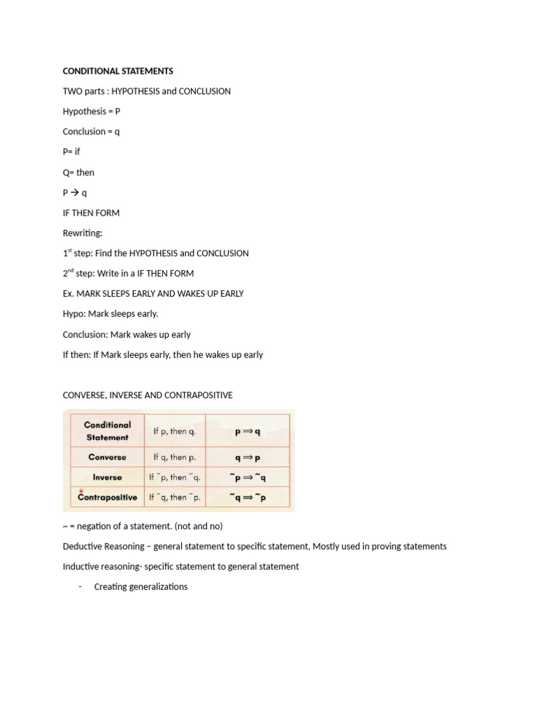 Conditional Statements | PDF