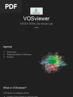 VOSviewer 1.6.20 User Manual | PDF | Screenshot | Cluster Analysis
