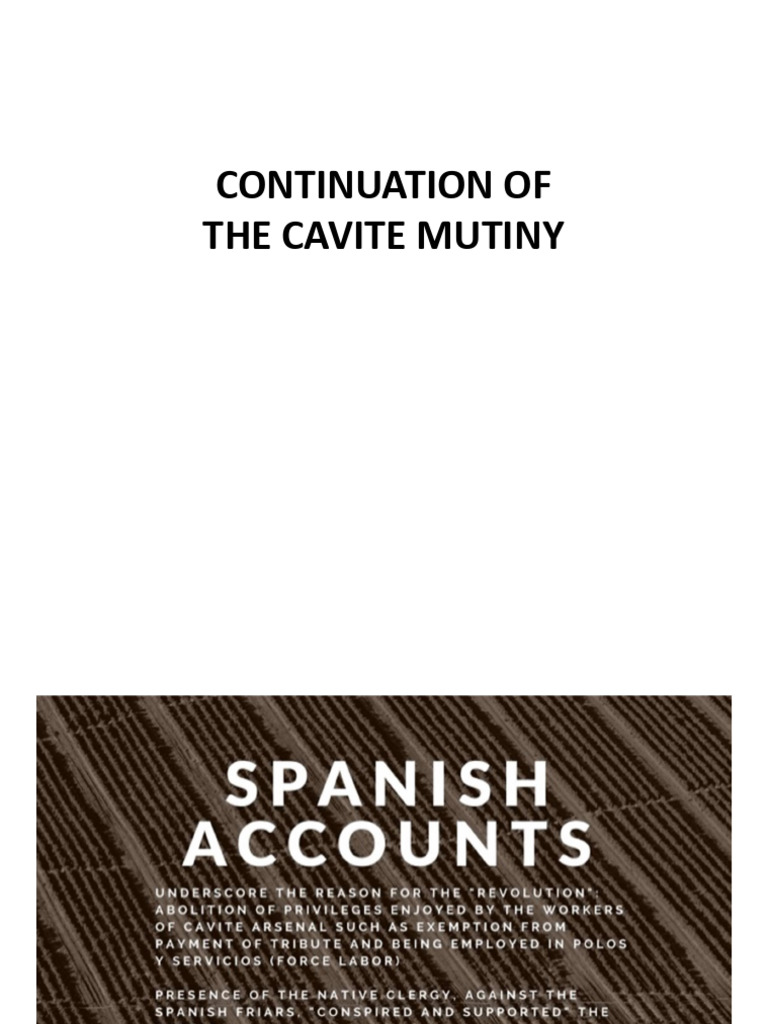 Cavite Mutiny: Historical Overview | PDF