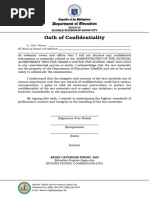 CS Form No. 32 Oath of Office | PDF