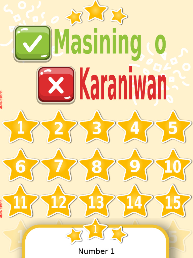 COT 2025 Masining o Karaniwan | PDF