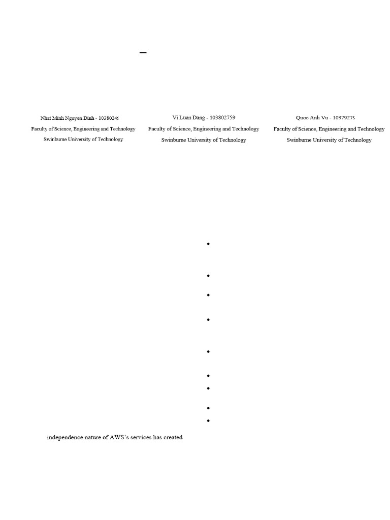 Assignment 3 Dang Vi Luan Nguyen Dinh Nhat Minh Vu Quoc Anh | PDF | Amazon Web Services ...
