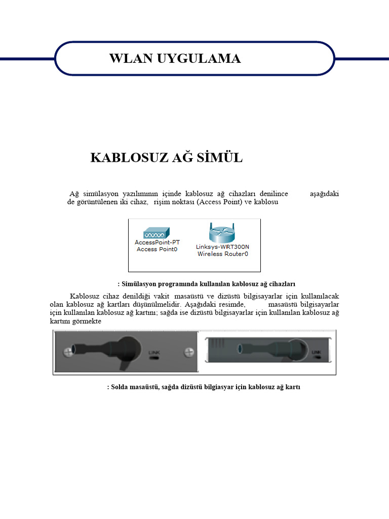 H2-Uygulama2-Wlan Kurulumu | PDF