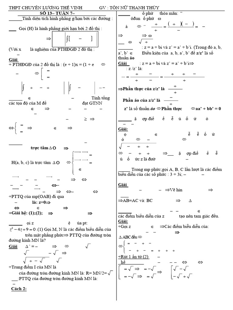 Bài Giảng Ngày 2t4 - Lop 12 | PDF