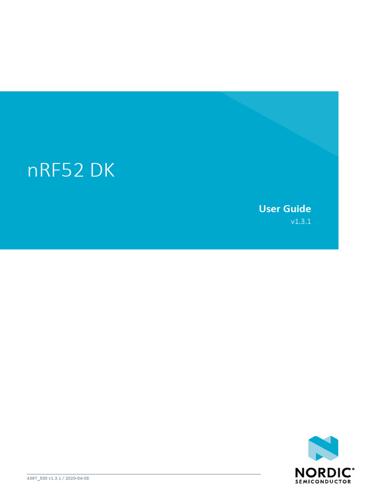 NRF52 DK User Guide v1.3.1 | PDF | Power Supply | Booting