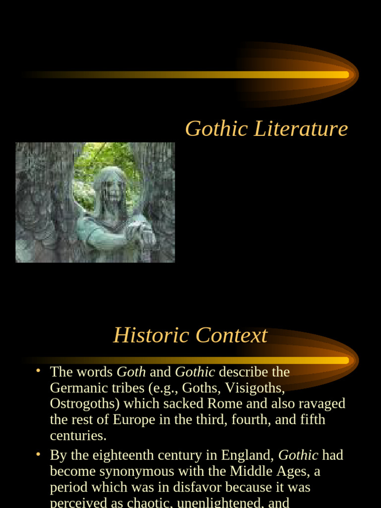 Introduction to Gothic Genre | PDF | Gothic Fiction | Gothic Architecture