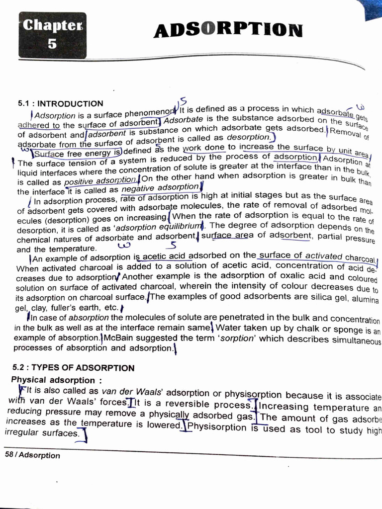 Adsorption Isotherm | PDF | Adsorption | Physical Chemistry