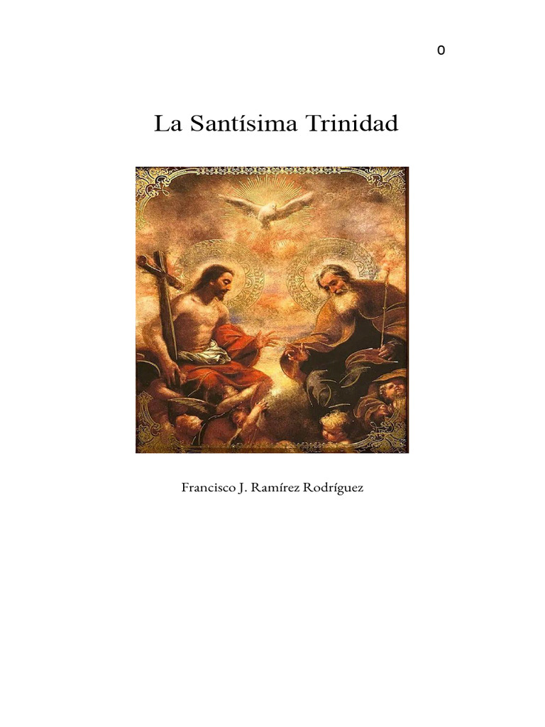 La Santísima Trinidad y su comprensión | PDF | Dios | espíritu Santo