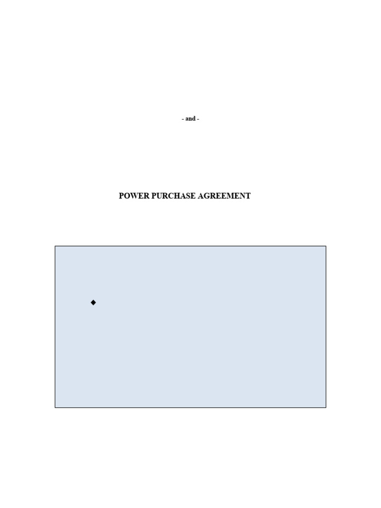 Model PPA For Wind Based Generation | PDF | Electrical Grid | Public Utility