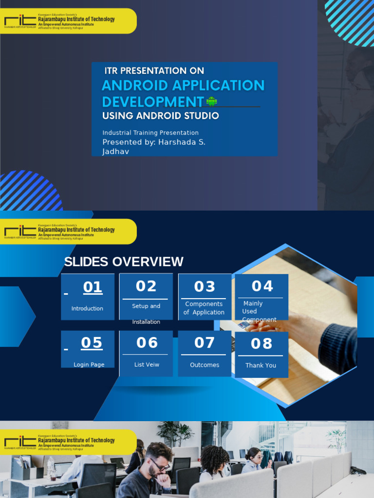Android Application Development Itr Presentation On | PDF | Android ...