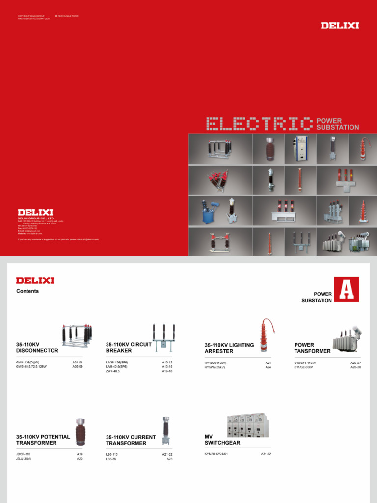 DELIXI Power Substation | PDF