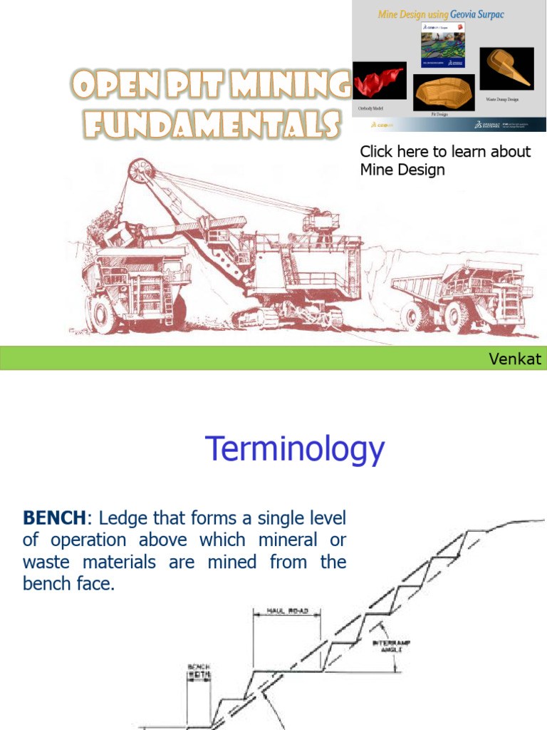 Open Pit Mining Basics and Terminology | PDF | Mining