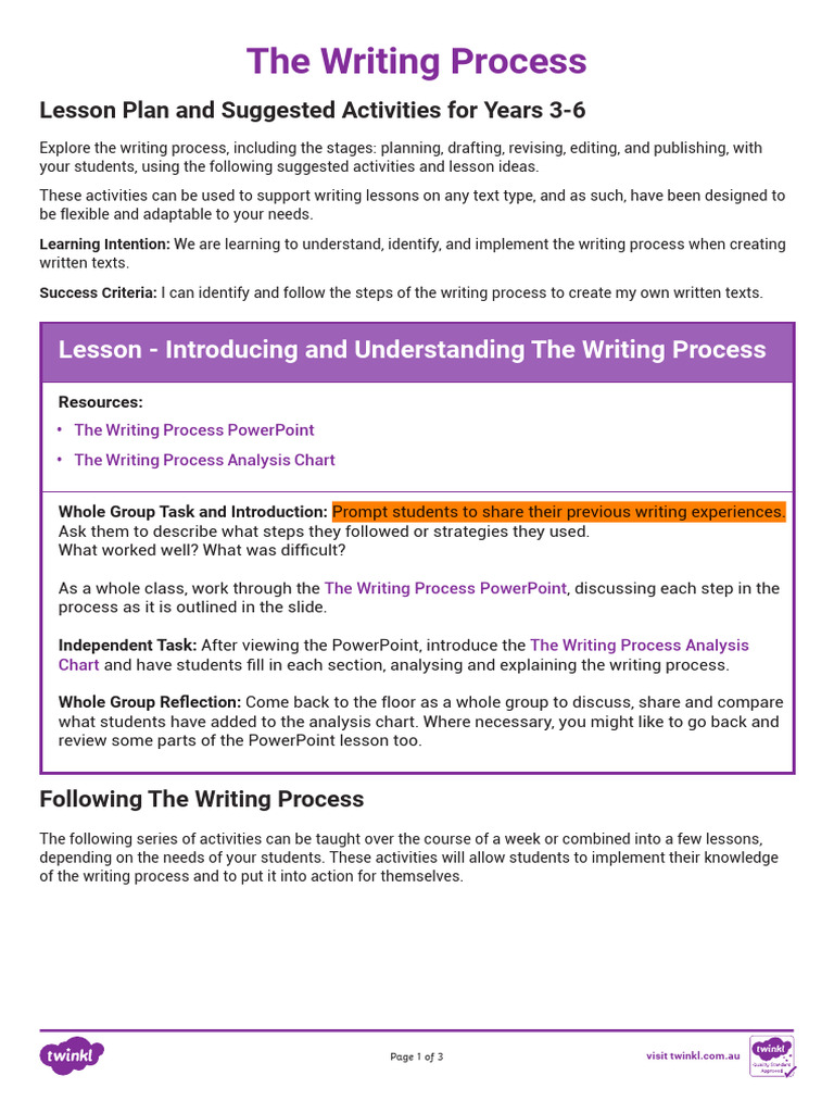 Lesson Plan and Suggested Activities | PDF | Proofreading | Human Communication