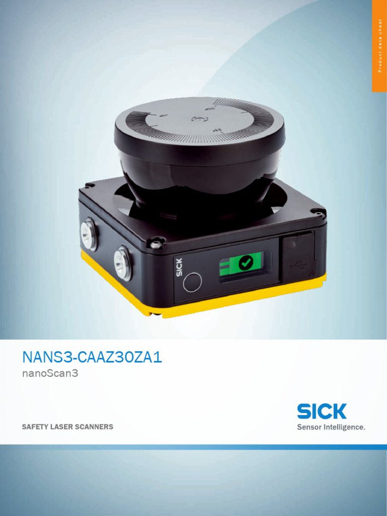 nanoScan3 Safety Laser Scanner Specs | PDF | Computer Network | Usb