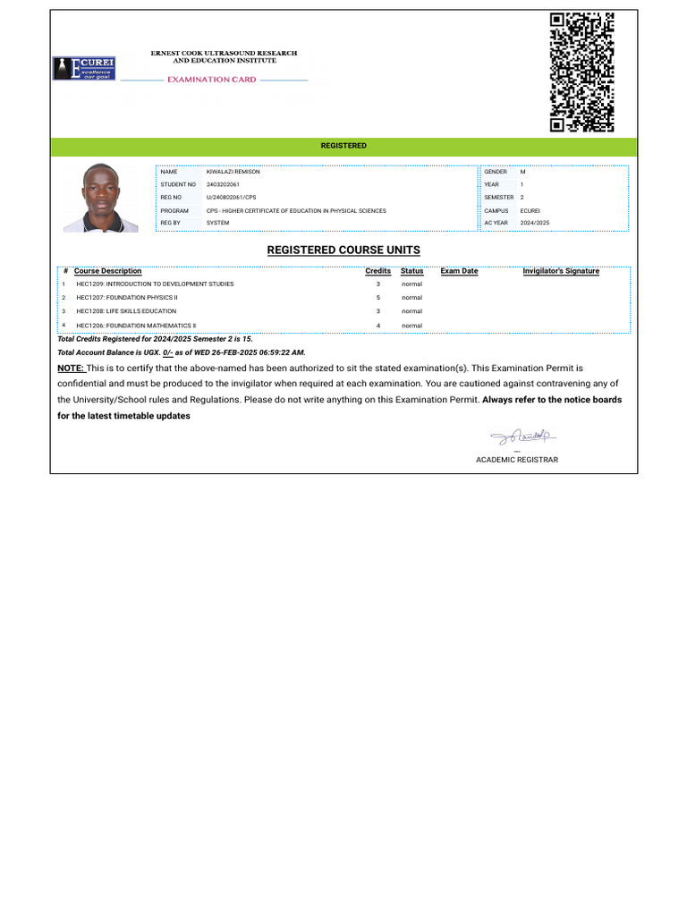 PrintExaminationCard 1740542378415 | PDF
