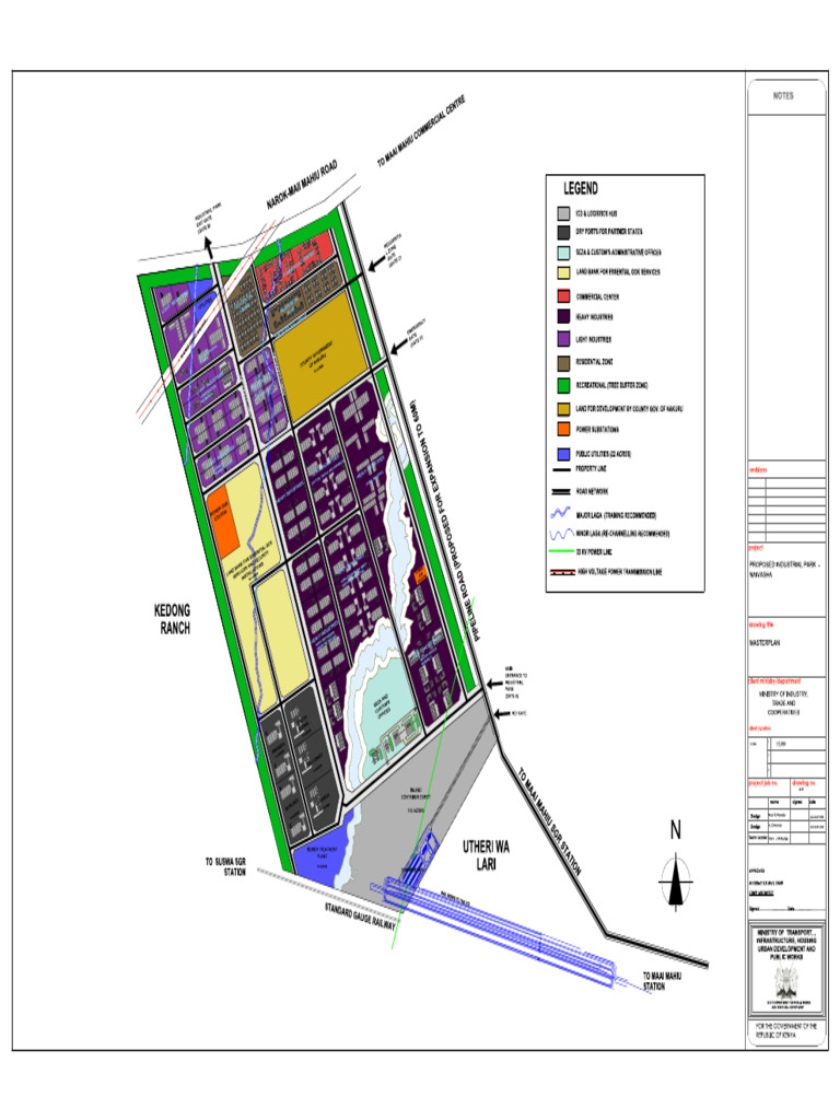 1, Naivasha SEZ Master Plan-2 | PDF