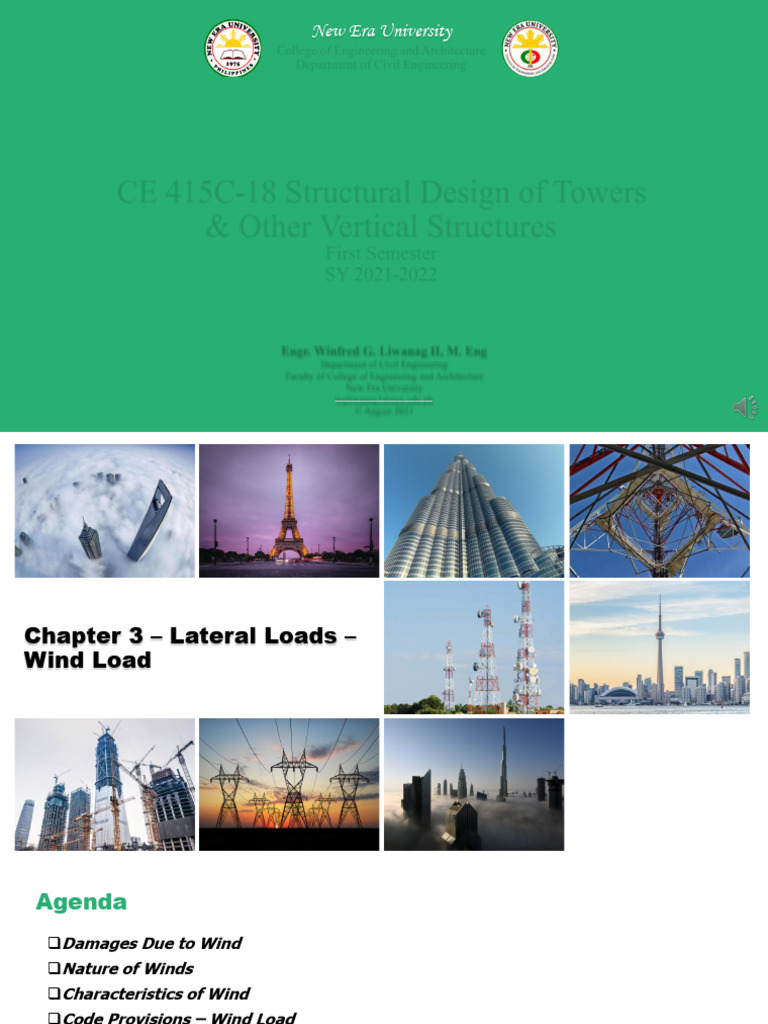 Chapter 3 Lateral Loads Wind Load | PDF | Wound | Fluid Dynamics