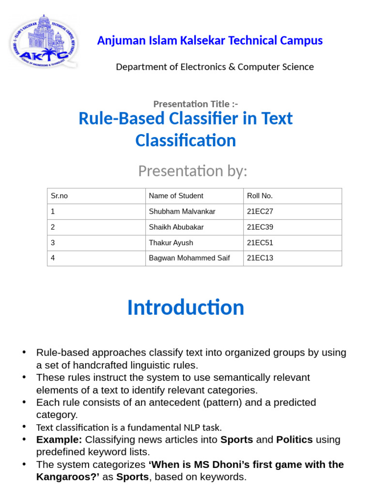 Rule Based Classifier Pdf Statistical Classification Machine Learning
