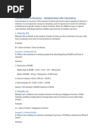 Molarity, Molality, Normality Guide | PDF
