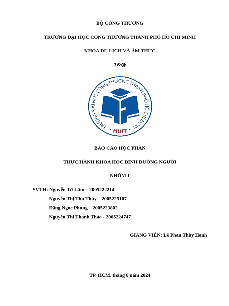 báo cáo TH khoa học DDN | PDF