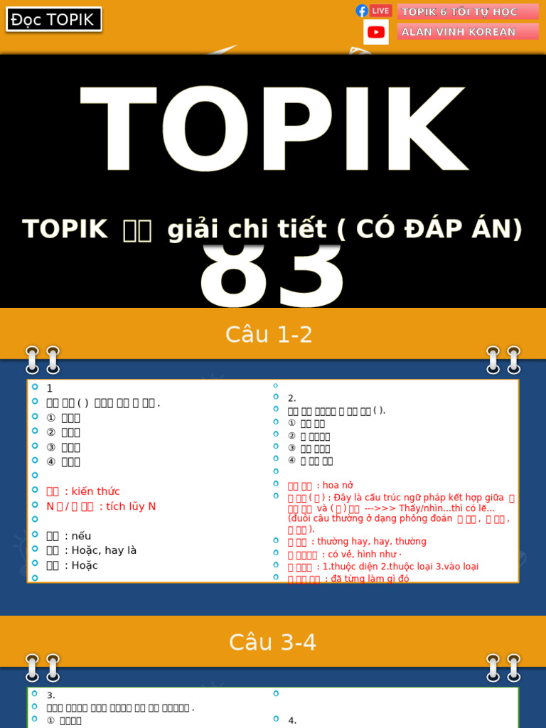 TOpik 83 Giải Đọc | PDF