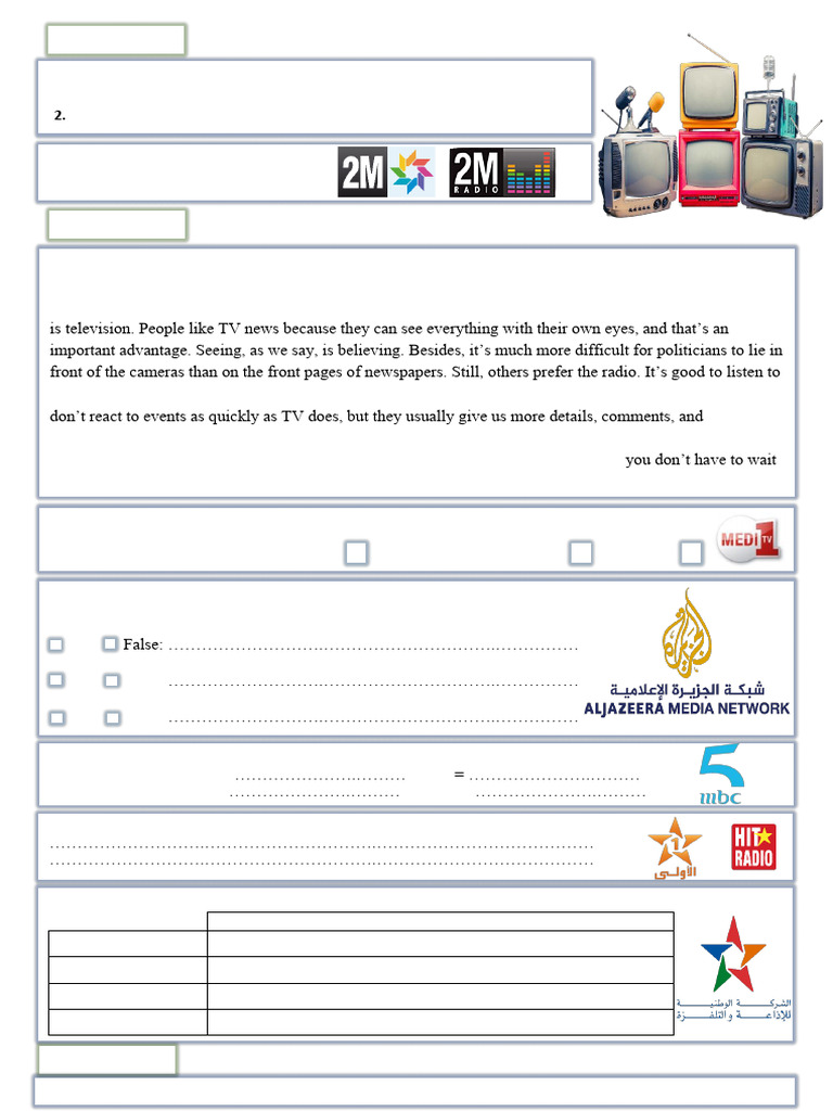 Unit 6 - Reading - Mass Media | PDF | News | Mass Media