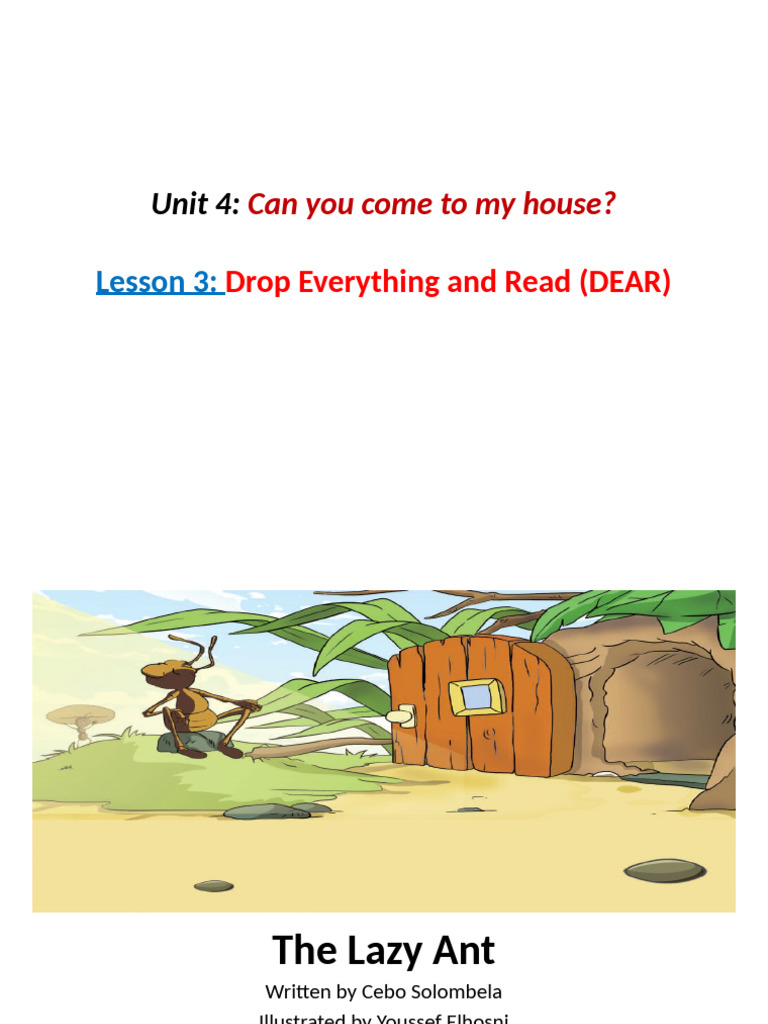 Unit 4 (DEAR) Spotlight 1 | PDF