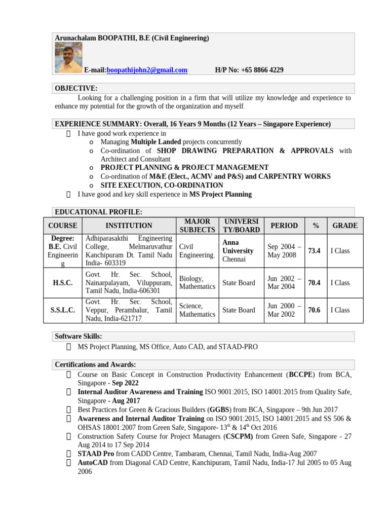 TimesJobs - Boopathi Arunachalam - 123659296 | PDF