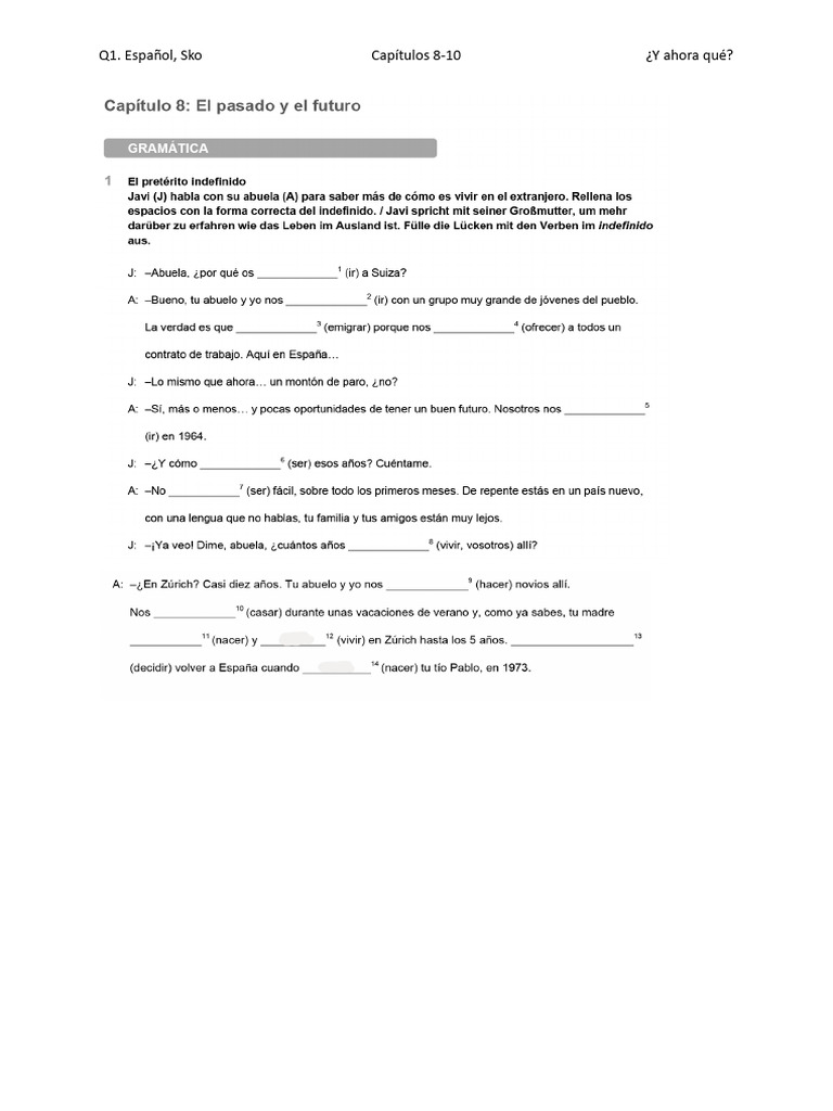 Análisis de Capítulos 8-10 de Sko | PDF