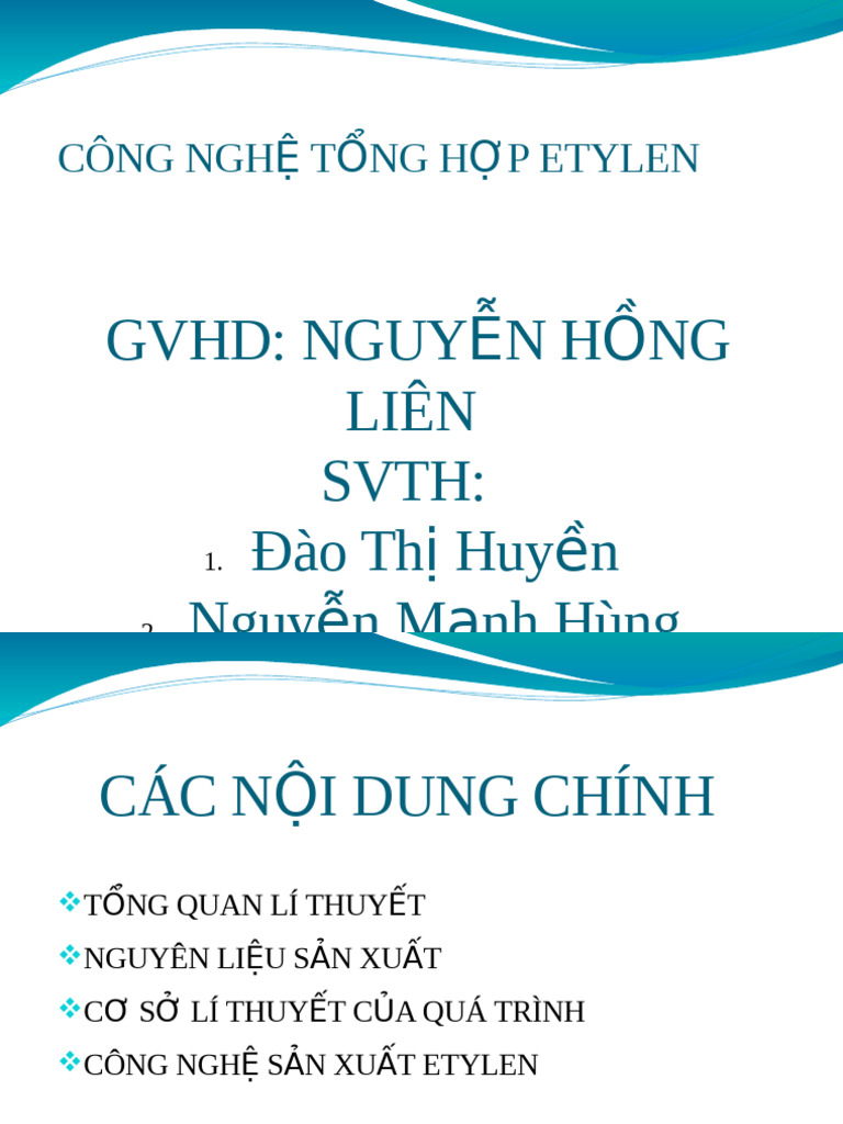 CÔNG-NGHỆ-TỔNG-HỢP-ETYLEN_697875 | PDF